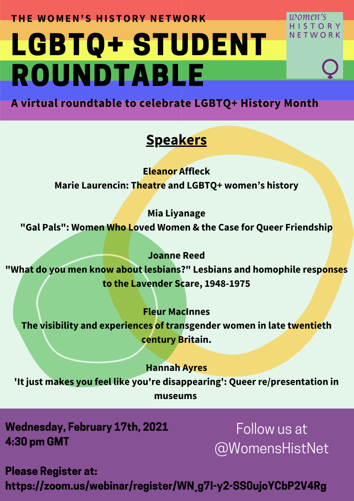 LGBTQ+ Roundtable on February 17th – Women's History Network
