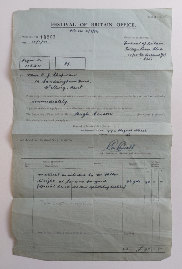 Textile Designing for the Festival of Britain 1924-2020 – Esther Dobson ...